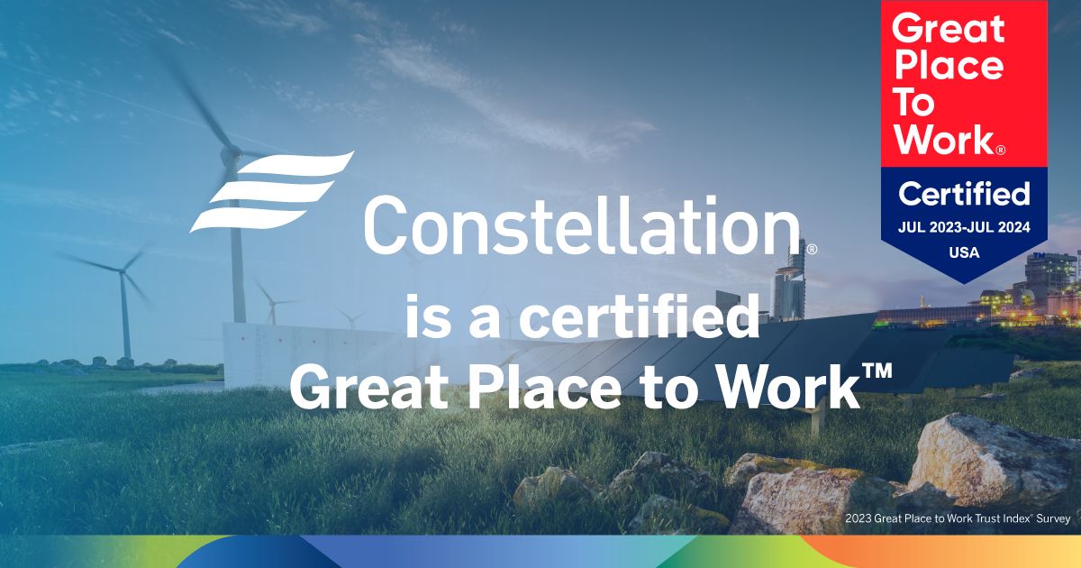 Constellation Earns 2023 Great Place to Work Certification
